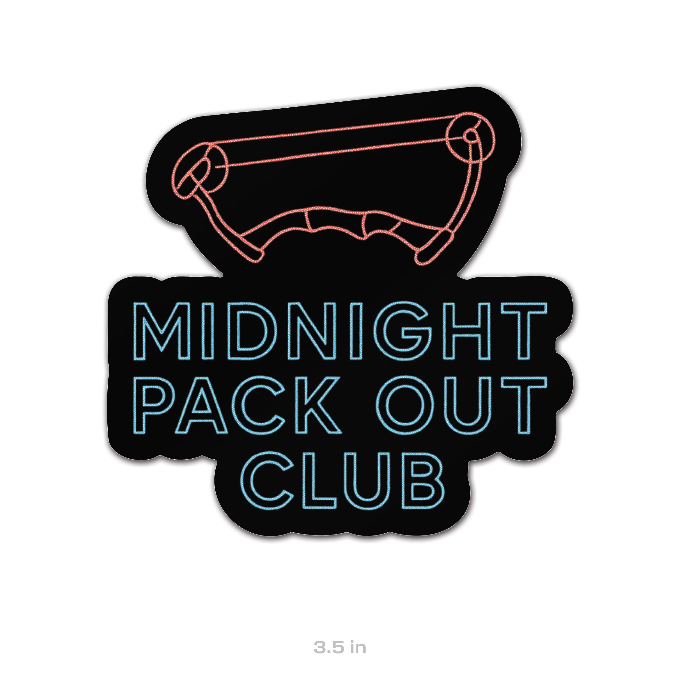 Midnight Packout Sticker – Mountain Warrior
